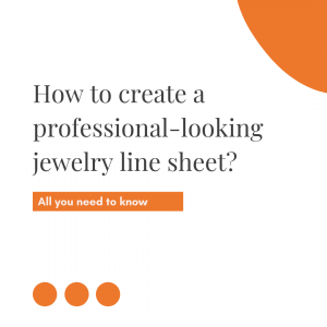 How to create a jewelry line sheet? - Catalog Machine Blog